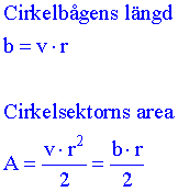 Cirkelsektor.